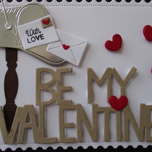 Valentine's Day Love Letter Card, Be My Valentine Card, Valentine's Day ...