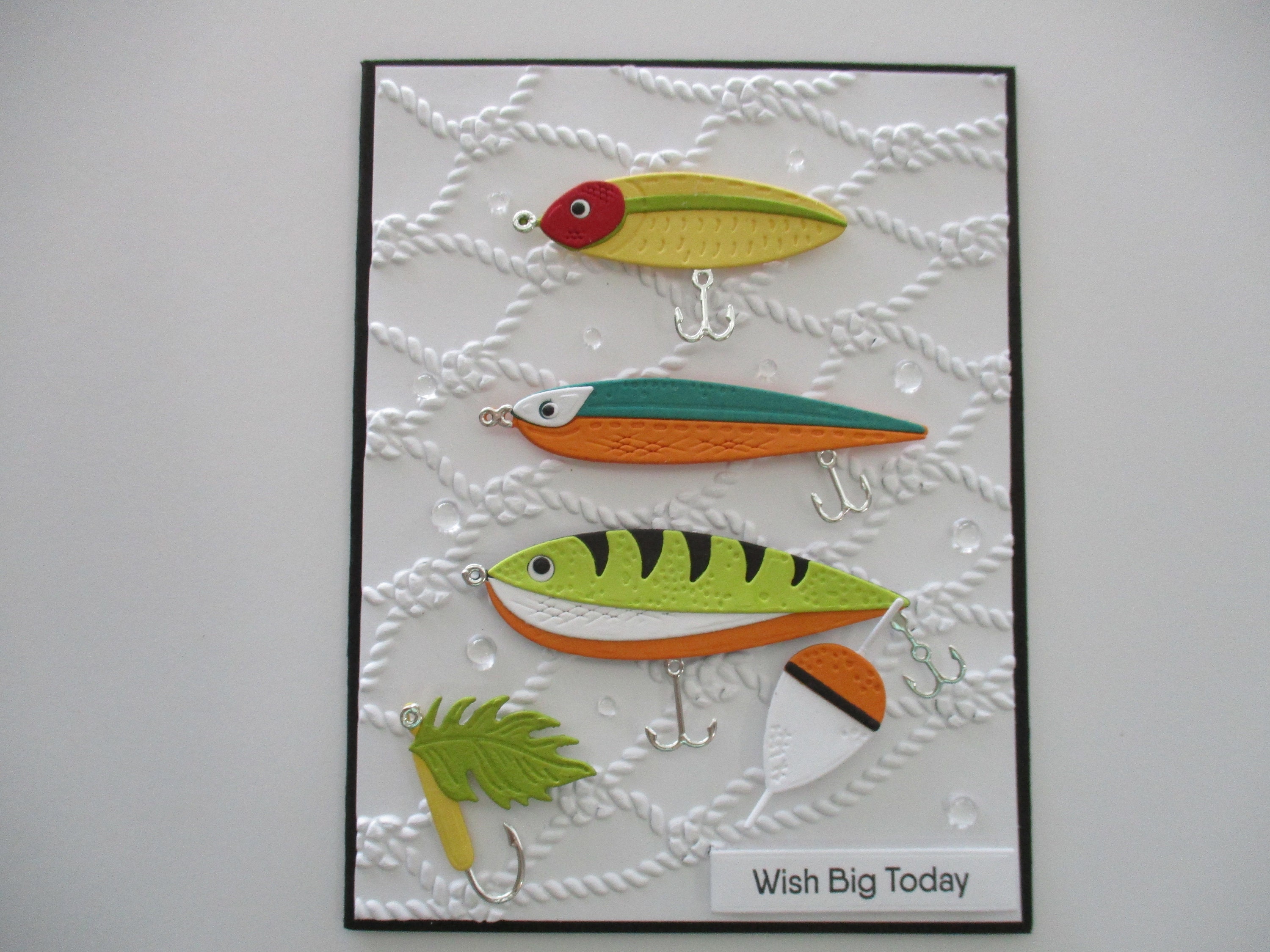 Happy Birthday Fish Card, Birthday Fishing Card, Fishing Card, Fish ...