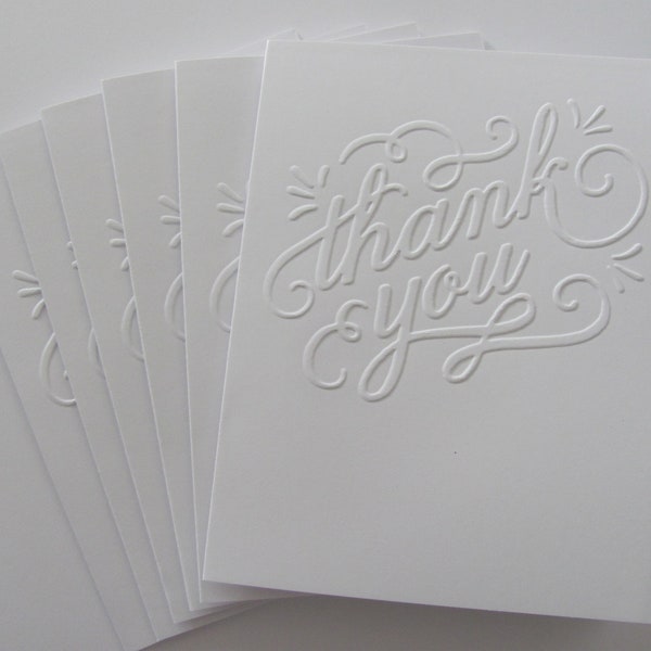 Embossed Logo Note Cards - Etsy