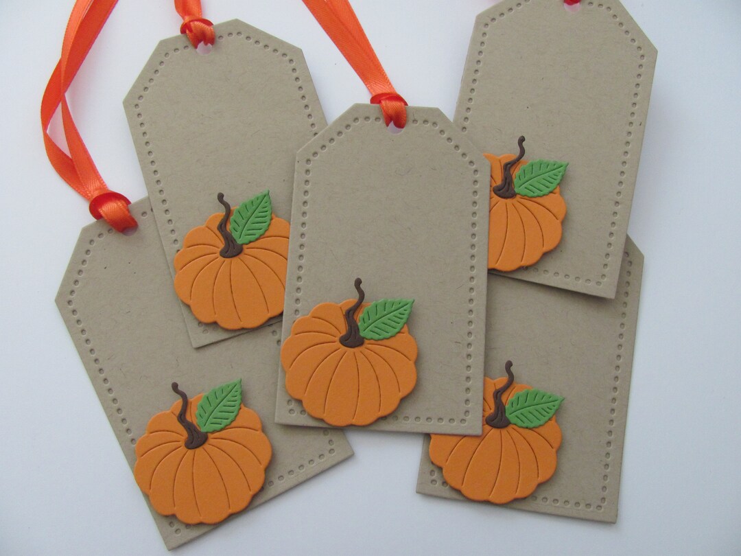 Pumpkin Tags, Thanksgiving Gift Tags, Thanksgiving Favor Tags, Fall ...
