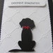 Handmade Pet Loss Card: Embossed Dog Sympathy Card - Etsy