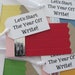Let's Start the Year off Write Teacher Tags Teacher Favor - Etsy