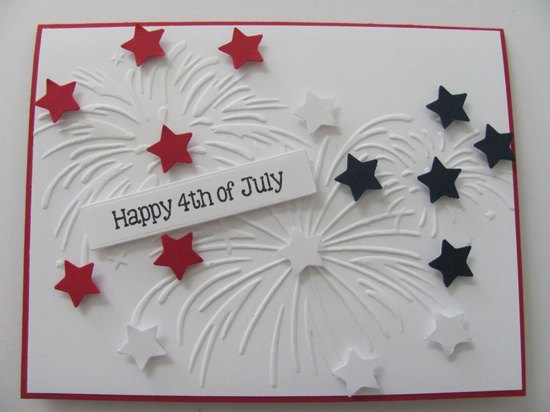 4th of July Card, Fourth of July, Patriotic Cards, Independence Day ...