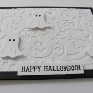 Halloween Ghost Card,handmade Halloween Card, Happy Halloween Cards ...