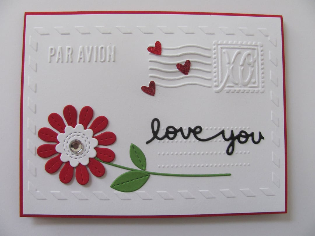 Valentine's Day Letter Card, I Love You Card, Valentine's Day Cards ...