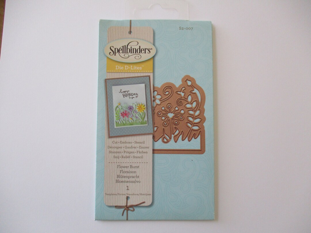 Spellbinders Flower Burst Die, Destash - Etsy