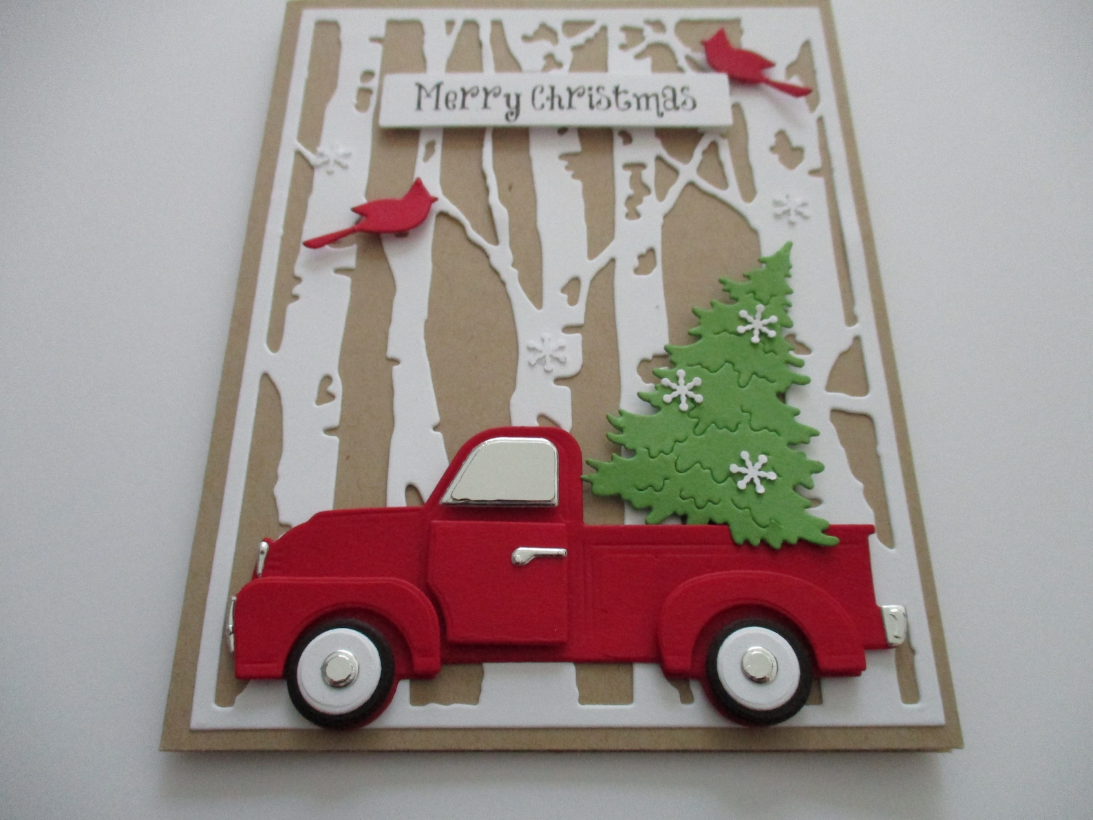 Red Truck Christmas Cards Red Truck Card Set Greeting Cards - Etsy