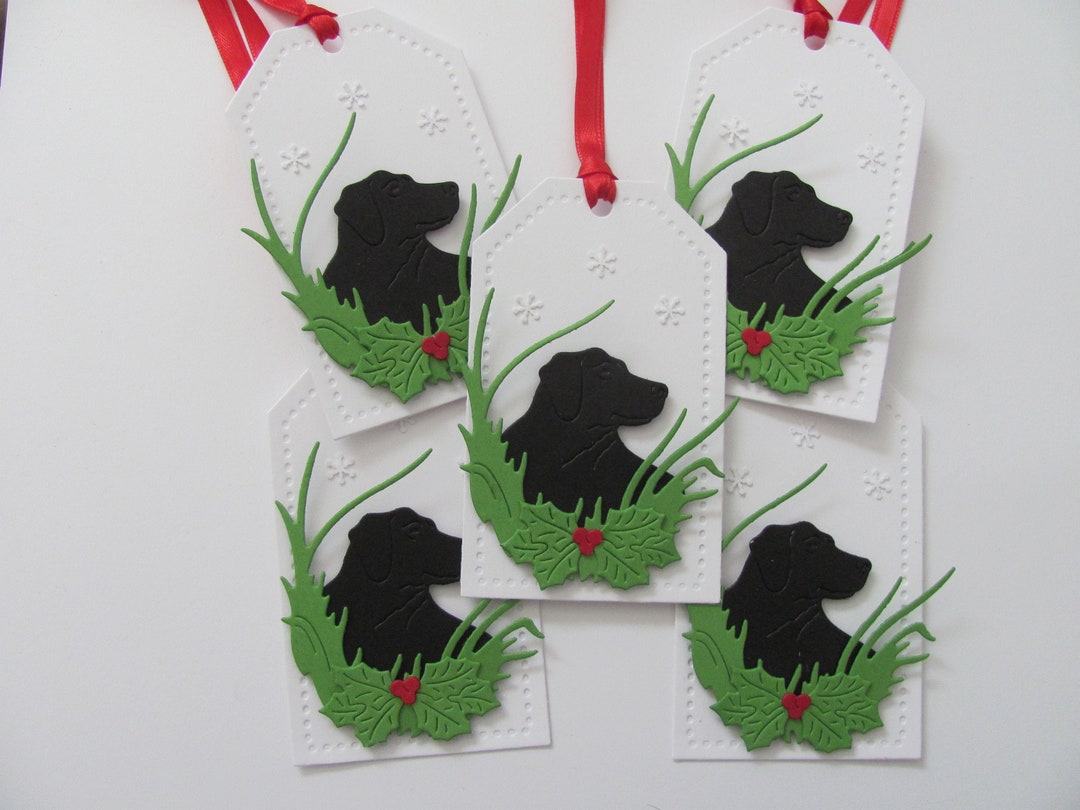 Christmas Labrador Gift Tags Labrador Dog Tags Holiday Gift - Etsy