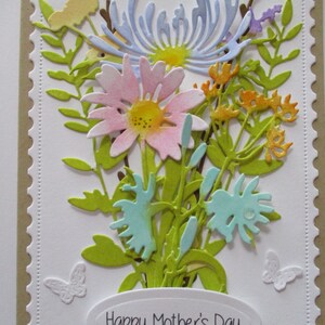 Mother's Day Wildflowers Card, Handmade Mother's Day Card, Mother's Day ...