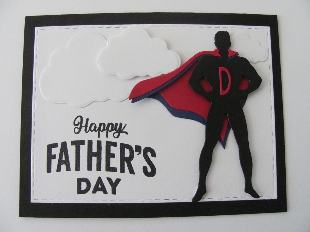 Father's Day Card, Super Dad Card, Dads, Happy Father's Day Card ...