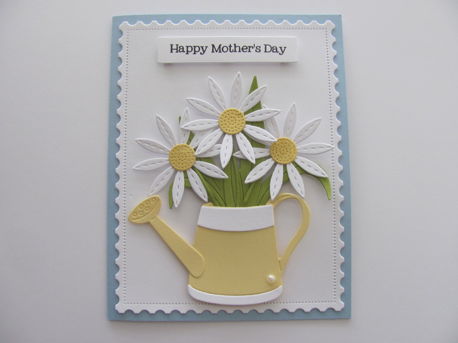 Handmade Mother's Day Card Daisy Card Happy Mother's - Etsy