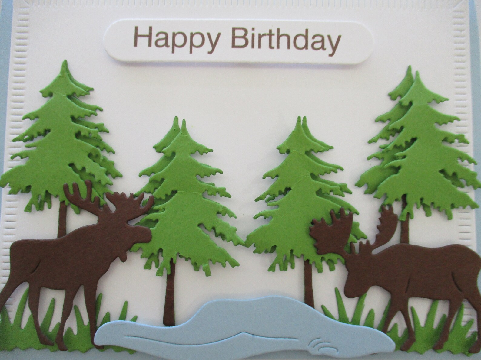 Birthday Moose Card, Moose Card, Happy Birthday Card, Gift for Him ...