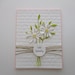 Handmade Sympathy Card, Condolence Card, With Sympathy Card, Embossed ...