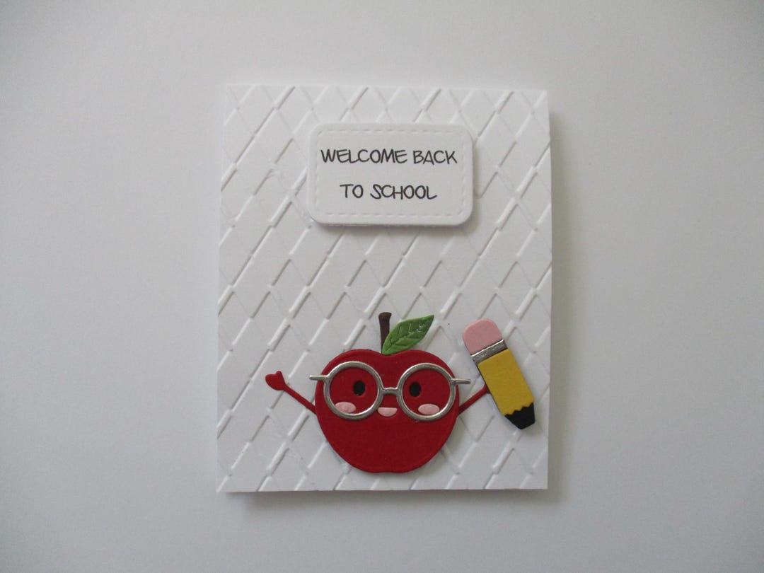 Welcome Back to School Gift Card Holder, Teacher Gift Card Holder ...