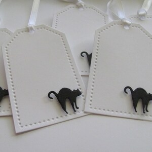 Halloween Black Cat Tags, Halloween Favor Tags, Cat Gift Tags ...