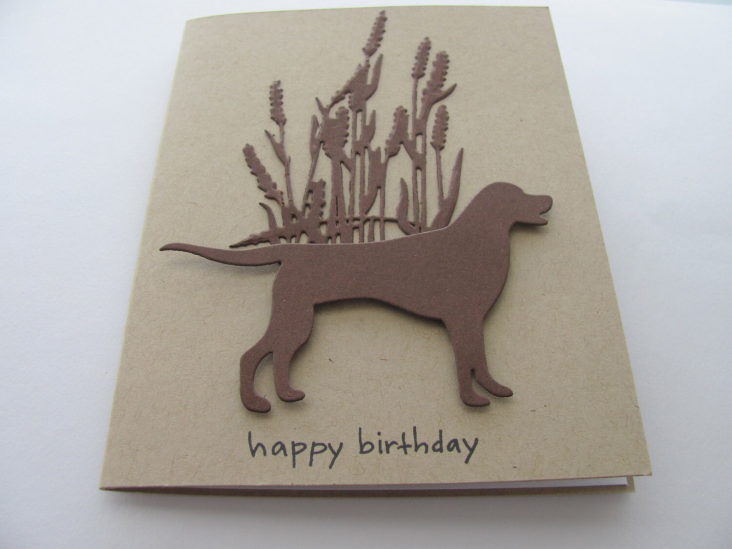 Happy Birthday Lab Card Chocolate Lab Cards Birthday Cards - Etsy