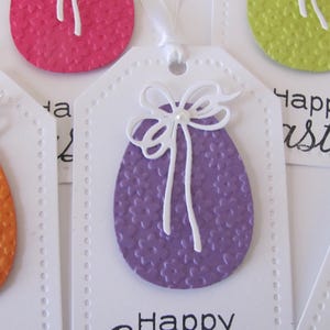 Easter Egg Gift Tags, Happy Easter Favor Tags, Easter Tags, Easter Egg ...