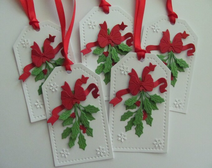 Holly Christmas Gift Tags, Christmas Tags, Christmas Gift Tags ...