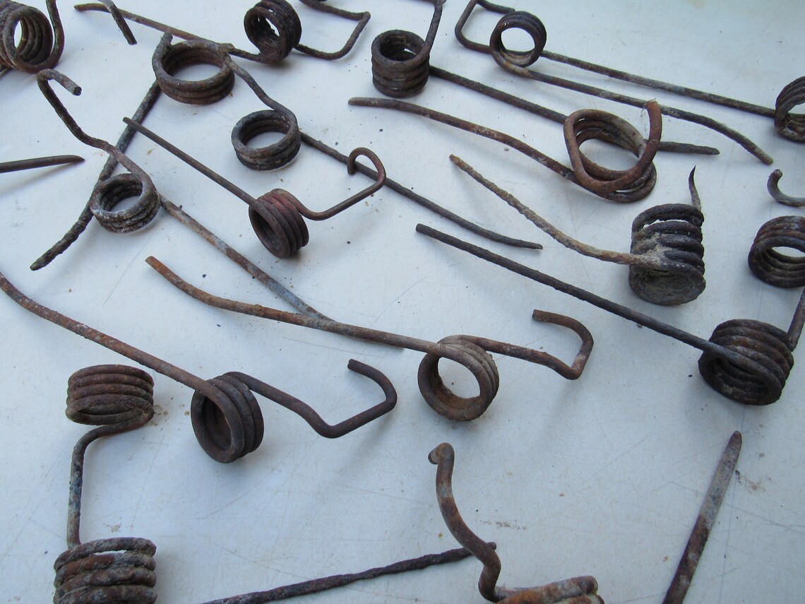 Spring Assortment, Rusty and Rustic Springs-for Crafts, Altered Art ...