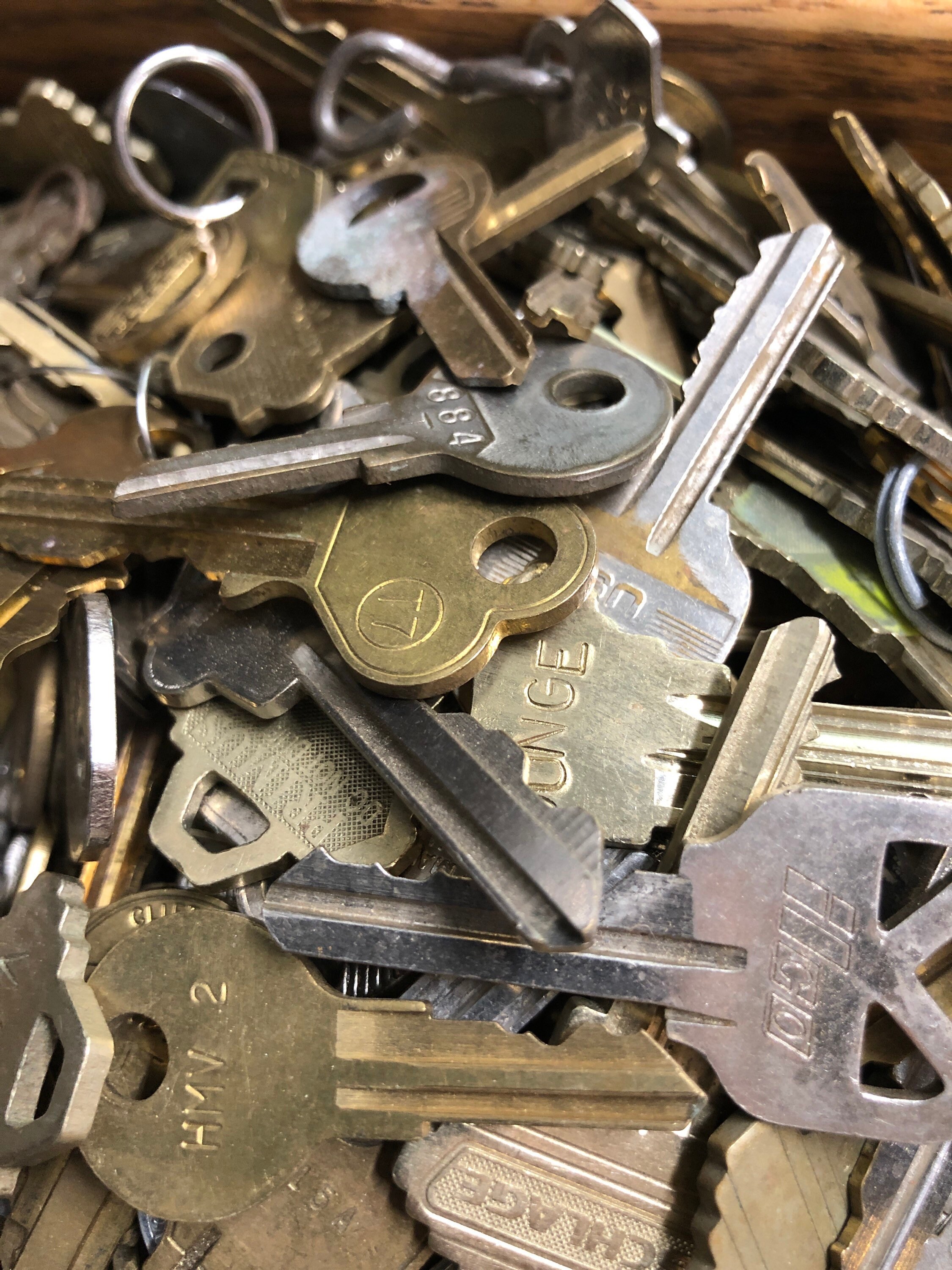 KEYS Key Assortment Some Nice Old Patina'd Keys | Etsy