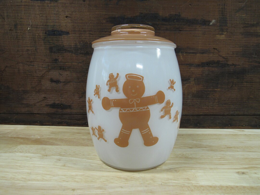 Bartlett Collins Jar, Bartlett Collins Gingerbread Man Cookie Jar - Etsy