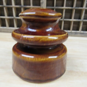 Locke Porcelain Insulator, Locke High Topper Brown Porcelain Insulator ...