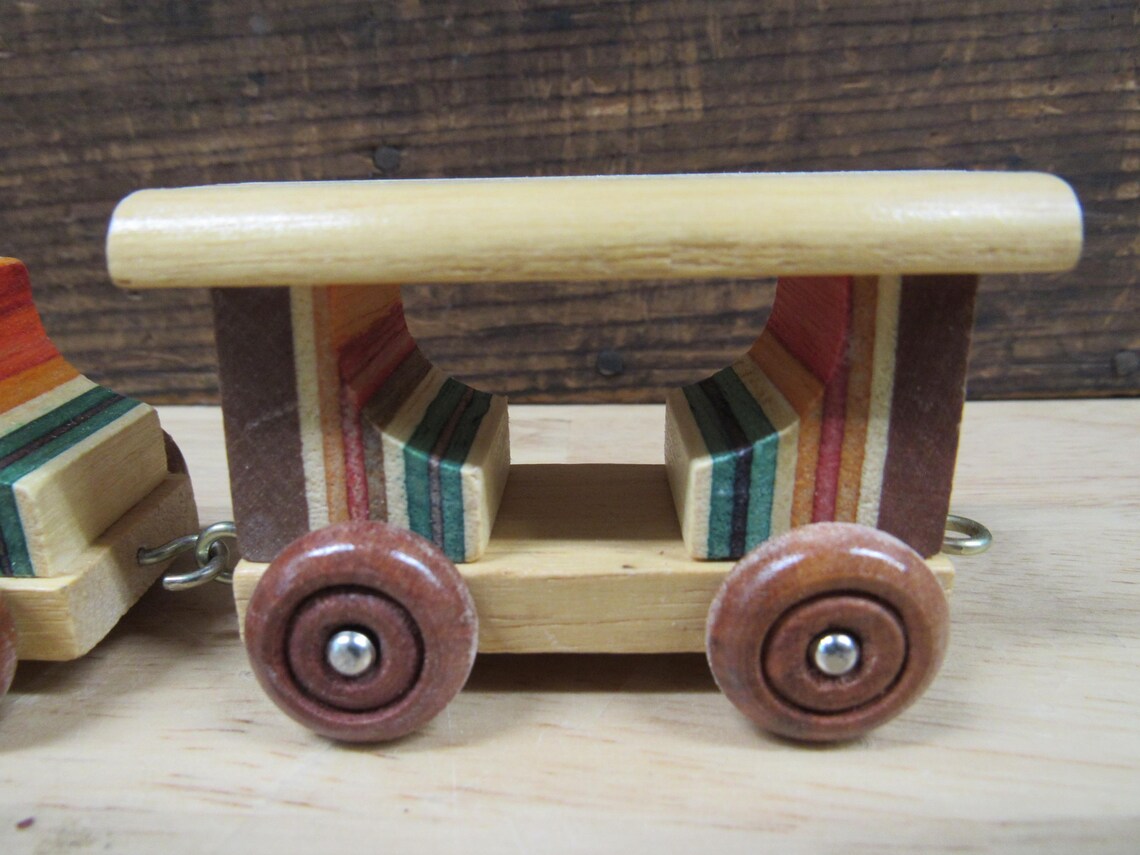 Miniature Toy Train, Miniature Wooden Train - Etsy
