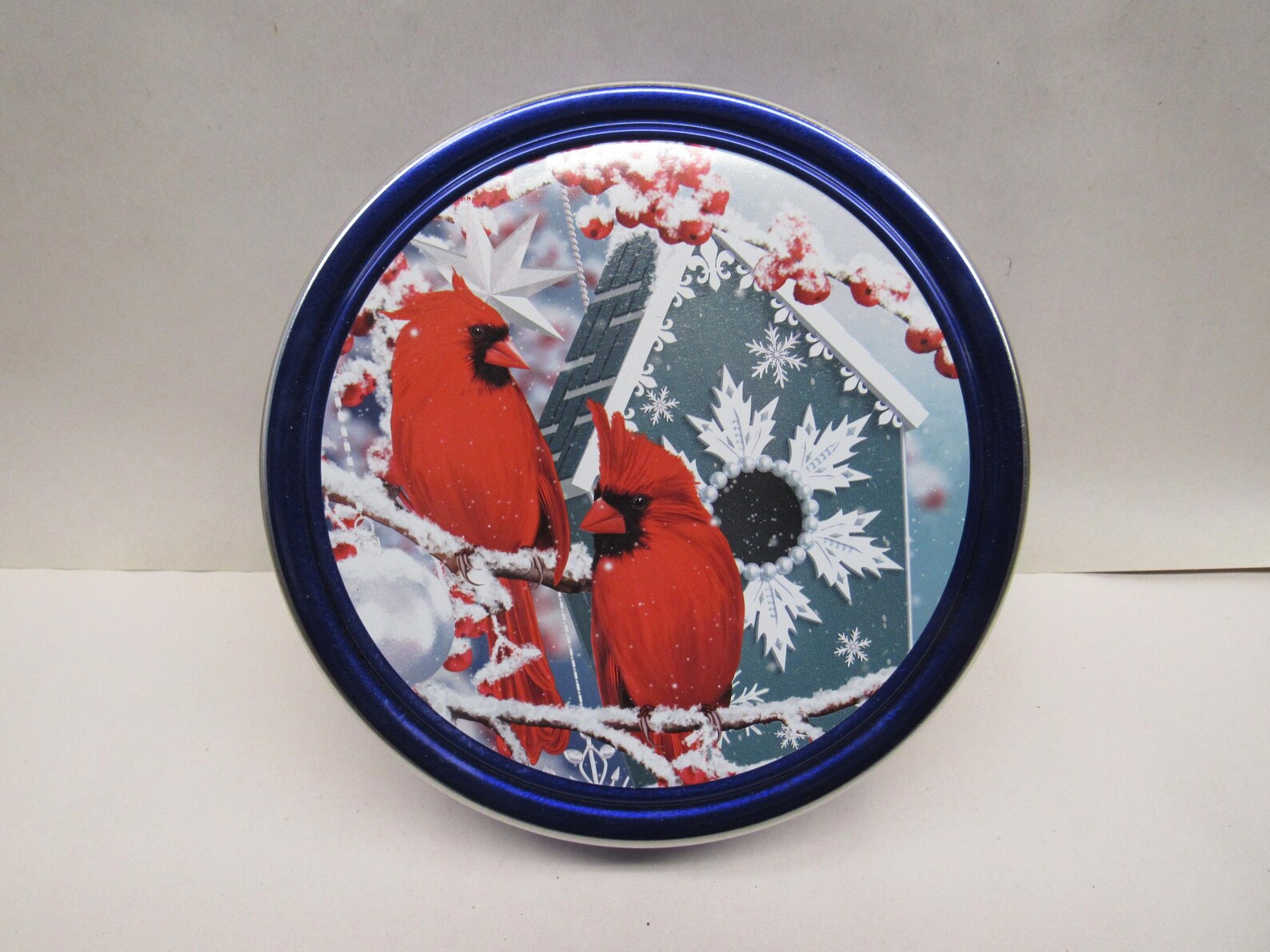 Decorative Storage Tin, Sweet Little Storage Tin With Cardinal - Etsy