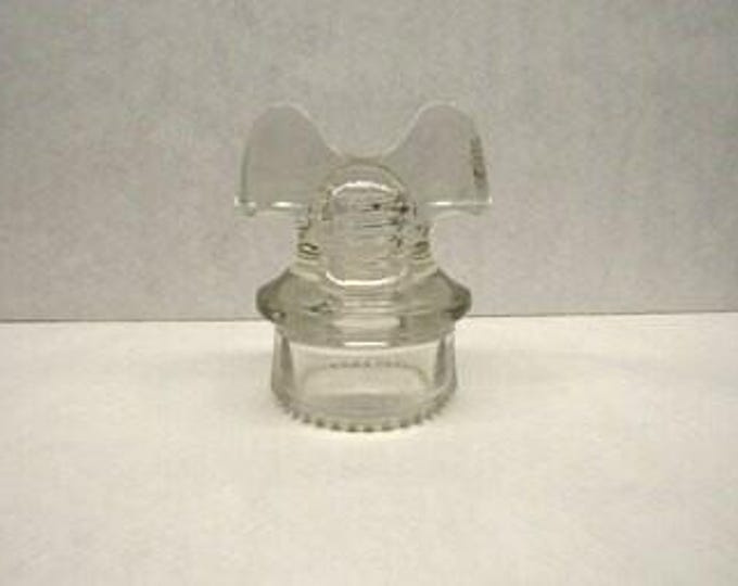 Mickey Mouse Insulator, Clear Glass Mickey Mouse Hemingray Glass ...