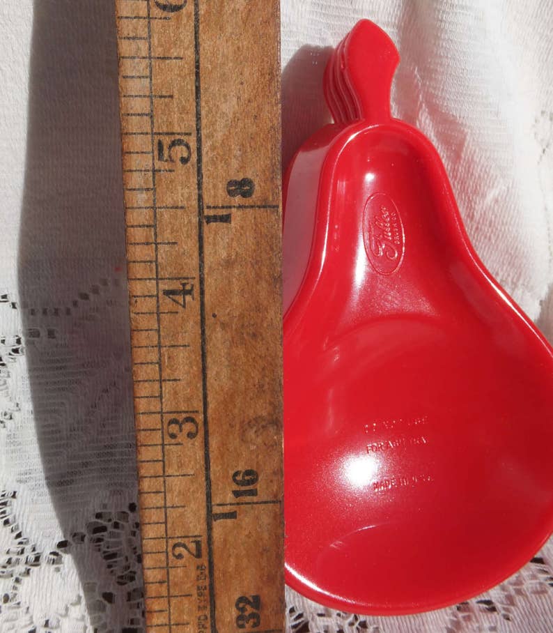 Fuller Brush Bright Red Plastic Apple Spoon Rest | Etsy