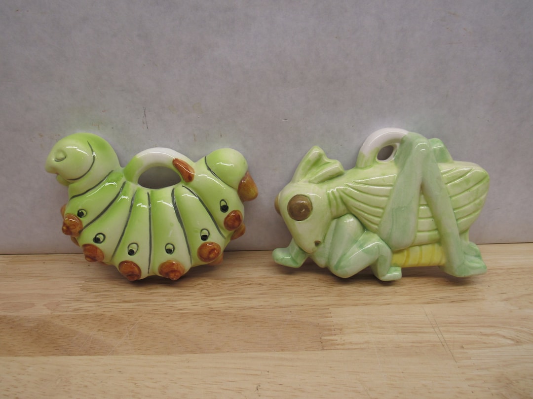 Ceramic Hanging Insects, Ceramic Hanging Inchworm, Ceramic Hanging ...