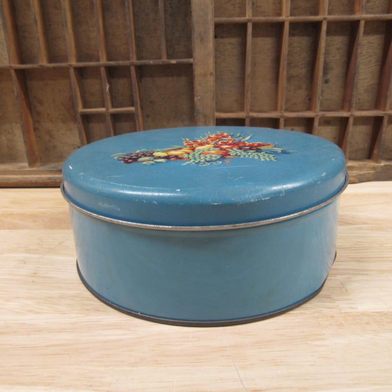 Floral Tin Box - Etsy