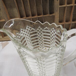 Cut Glass Pitcher, Elegant Crystal Cut Glass Pitcher - Etsy