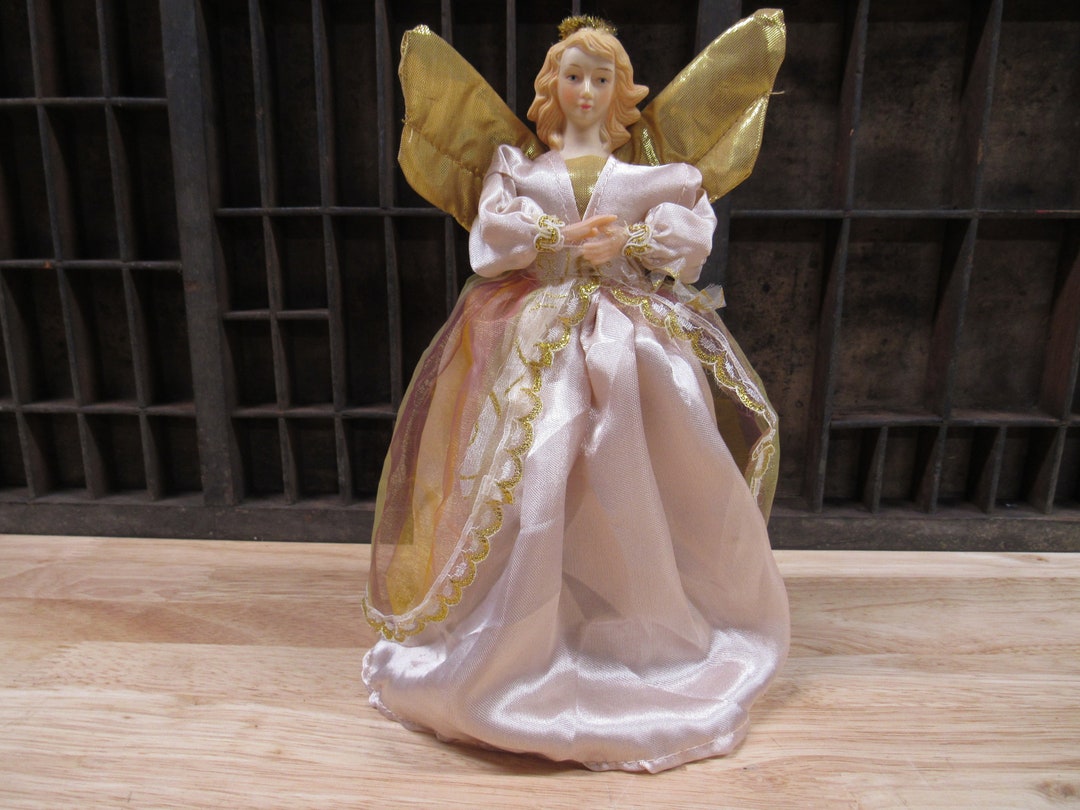 Angel Tree Topper, Pink/purple Fabric Angel Tree Topper - Etsy