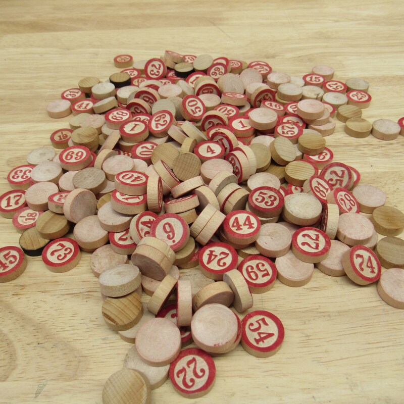 Wooden Bingo Numbers - Etsy