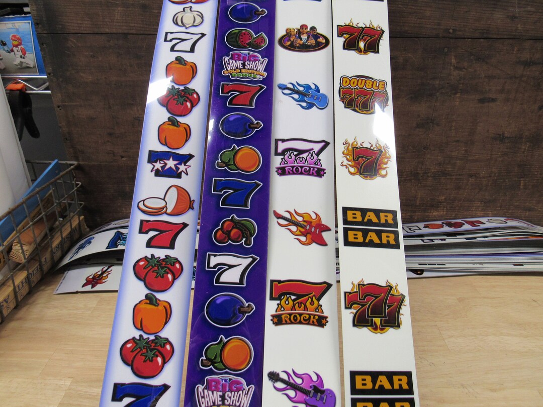 Slot Machine Reels, Slot Machine Reel Replacement Strips, 25 or 50 ...