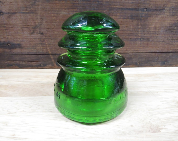 7up Green Insulator, 7up Green Glass Hemingray 214 Insulator ...
