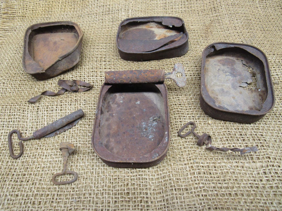 Rusty Sardine Cans, Wonderfully Rusty Sardine Cans, Sardine Can Keys ...