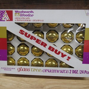 Woolworth's Boxed Ornaments, Vintage Boxed Ornaments From Woolworth's ...