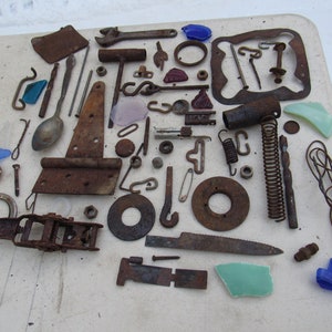 Rusty Assemblage Supplies, Metal Assemblage Supplies, Shiny Metal and ...