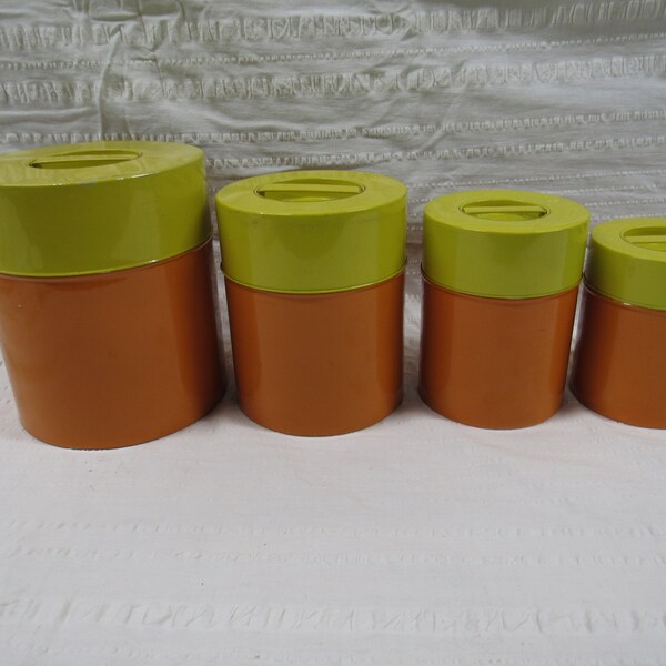 Retro Canister Set - Etsy