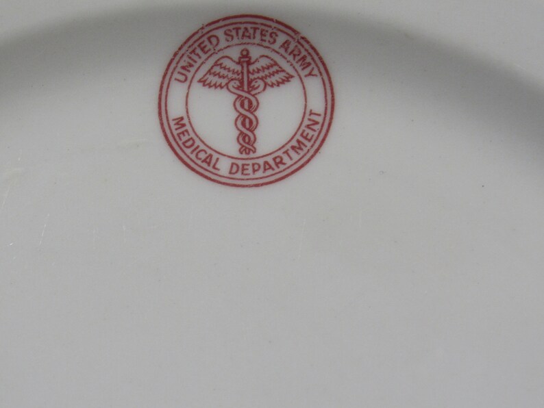 US Army Plate US Army Medical Department Plate 7 1/4 - Etsy