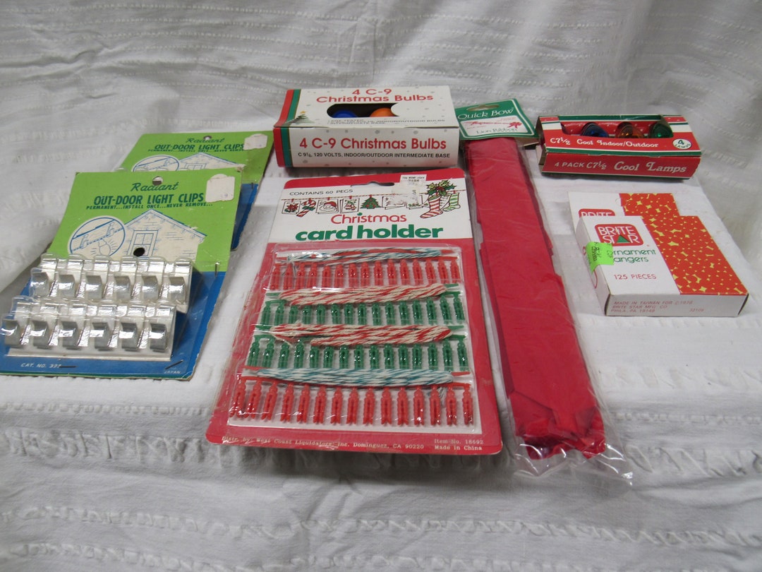 Decorative Christmas Items, Assorted Allotment of Christmas Bulbs Light ...