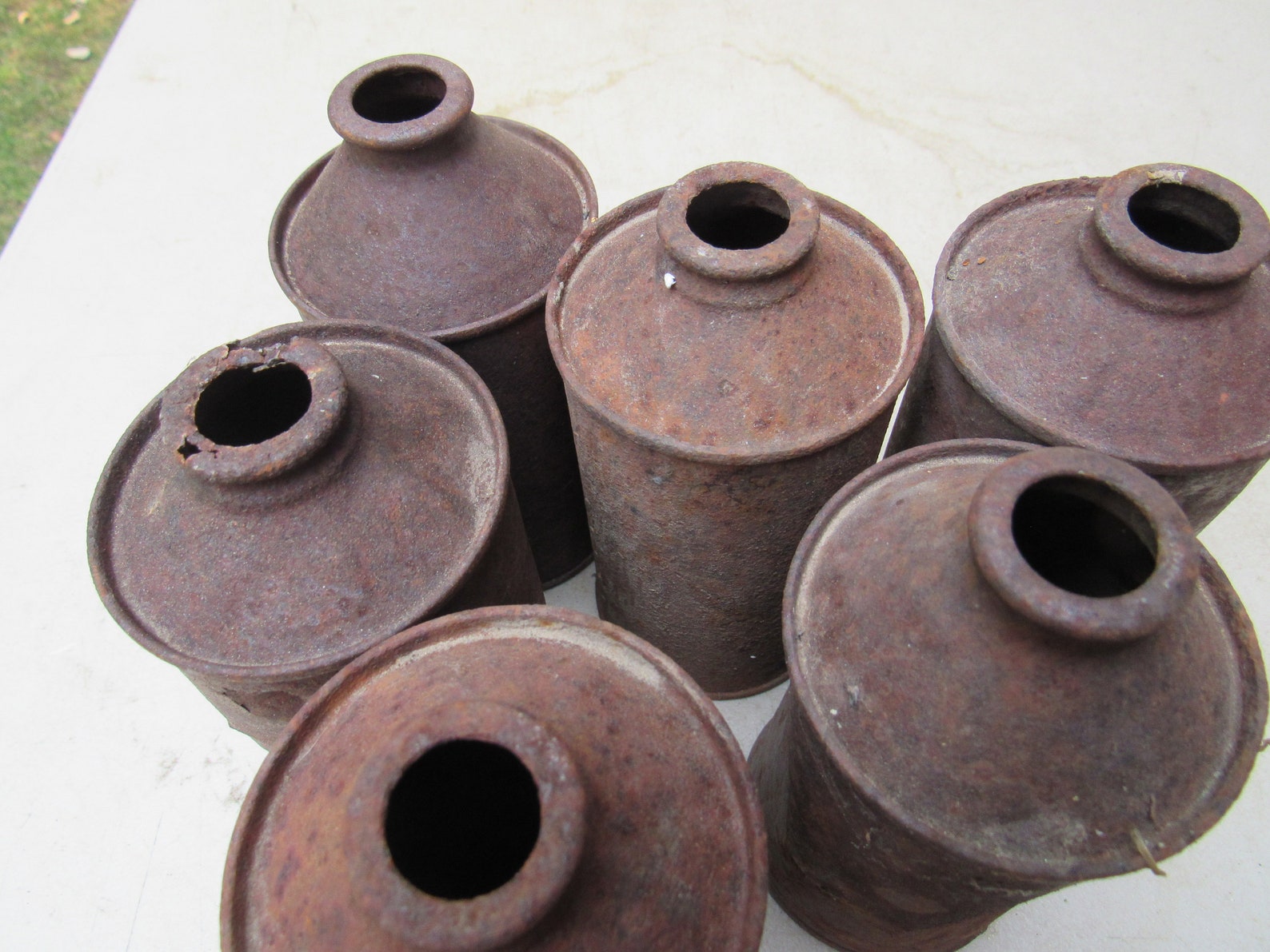 Rusty Cone Cans 3 Rusty Cone Cans Rusty Cone Beer Cans - Etsy