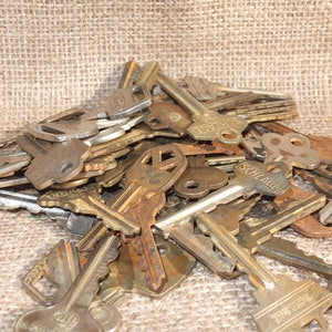 KEYS, Key Assortment, Some Nice Old Patina'd Keys - Assemblage, Craft ...