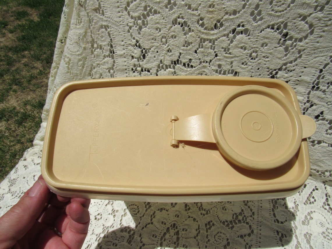 Tupperware Pour N Stor Beige Lid Cereal Storage Container | Etsy