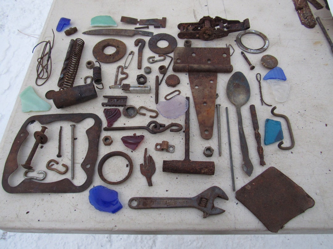 Rusty Assemblage Supplies, Metal Assemblage Supplies, Shiny Metal and ...