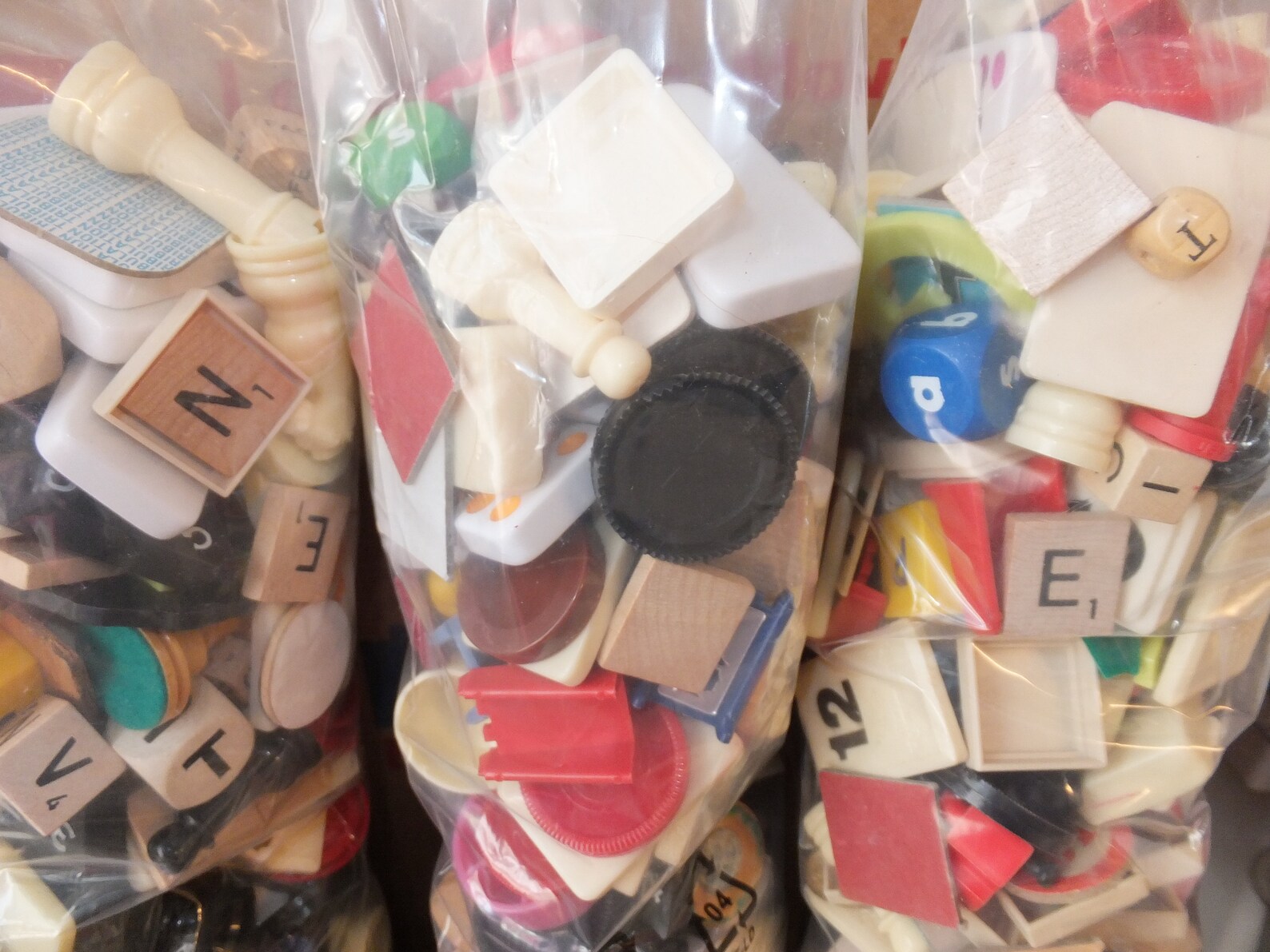 Assorted Game Pieces Game Pieces Plastic Wood - Etsy