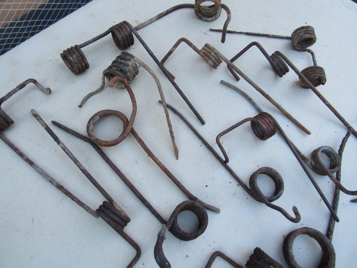 Spring Assortment, Rusty and Rustic Springs-for Crafts, Altered Art ...