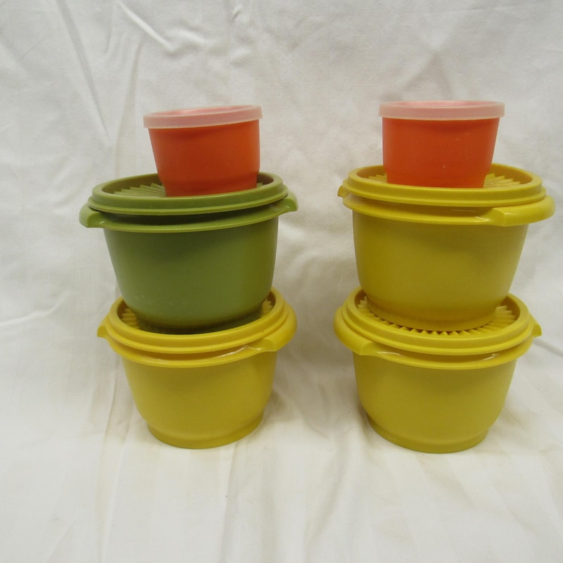 Yellow Tupperware - Etsy